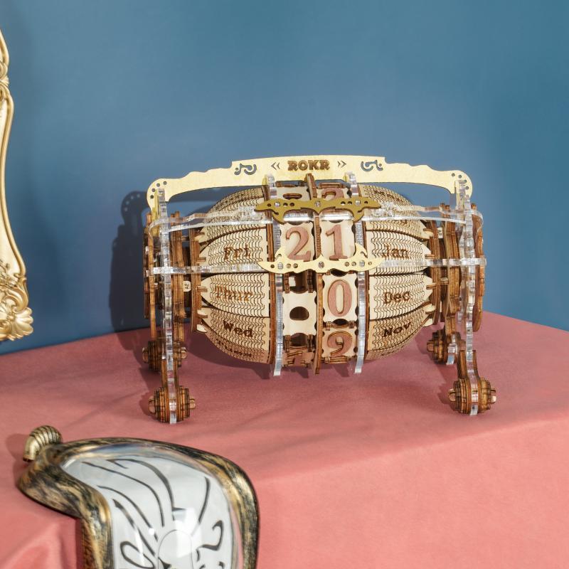 Robotime Mechanical Gears -Time Engine Calendar – GoGoKids Toy Shop ...