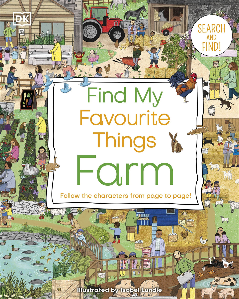 Find My Favourite Things Farm: Follow the Characters From Page to Page ...