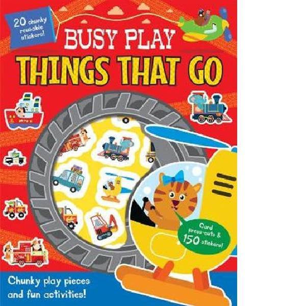 Busy Play Things That Go Reusable Sticker Activity – GoGoKids Toy Shop ...