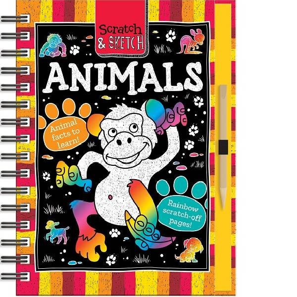 Scratch & Sketch Animals – GoGoKids Toy & Book Shop New Zealand – Buy ...