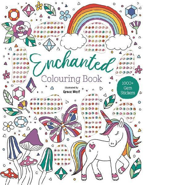 Enchanted Gem Sticker Colouring Book – GoGoKids Toy Shop – Buy Toys ...
