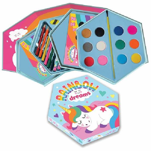 Rainbow Dreams Colouring Activity Drawers – GoGoKids Toy Shop – Buy ...