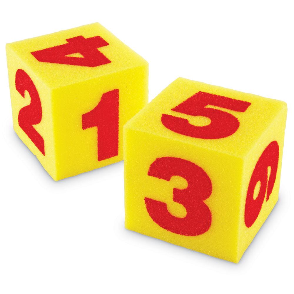 Giant Soft Foam Numeral Cubes by Learning Resources – GoGoKids Toy Shop ...