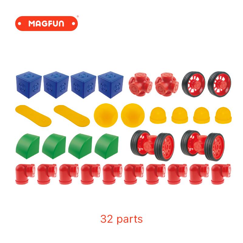 MAGFUN Mag Master Magnetic Building Blocks 32pcs – GoGoKids Toy Shop ...
