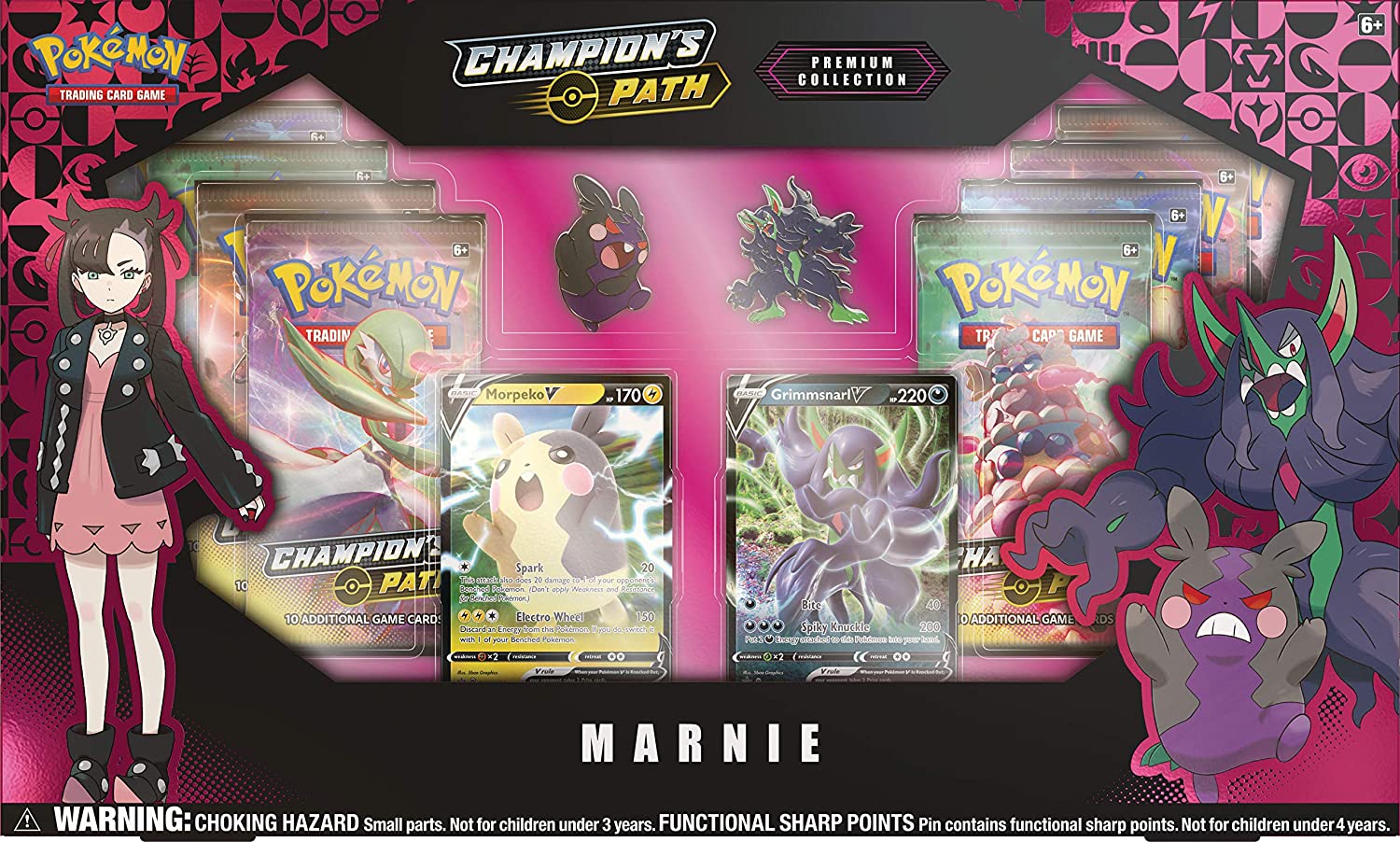 Pokémon TCG Champion’s Path Premium Collection-Marnie – GoGoKids Toy Shop – Buy Educational Toys ...