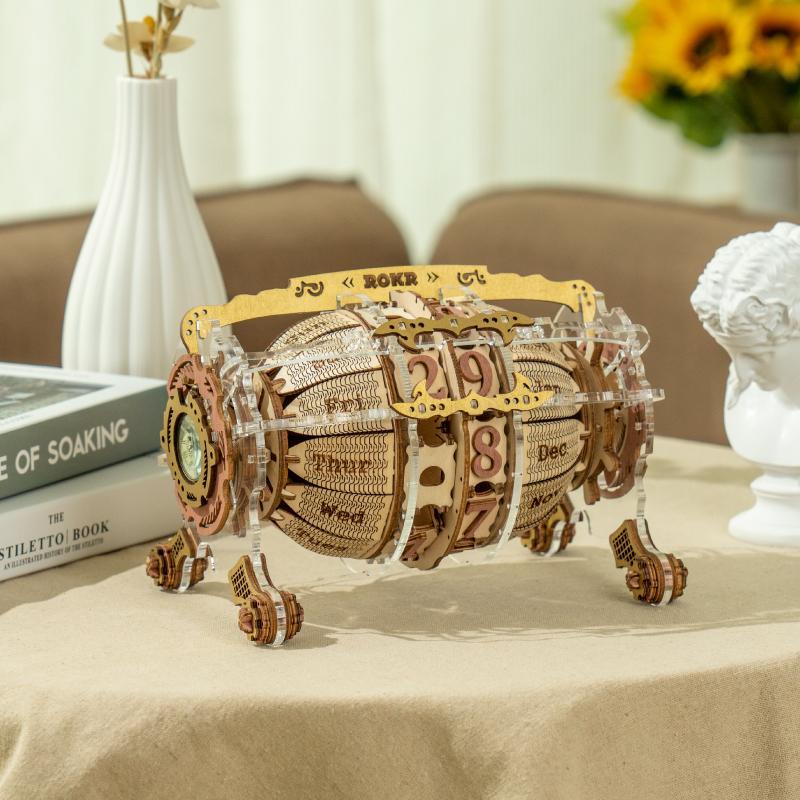 Robotime Mechanical Gears -Time Engine Calendar – GoGoKids Toy Shop ...