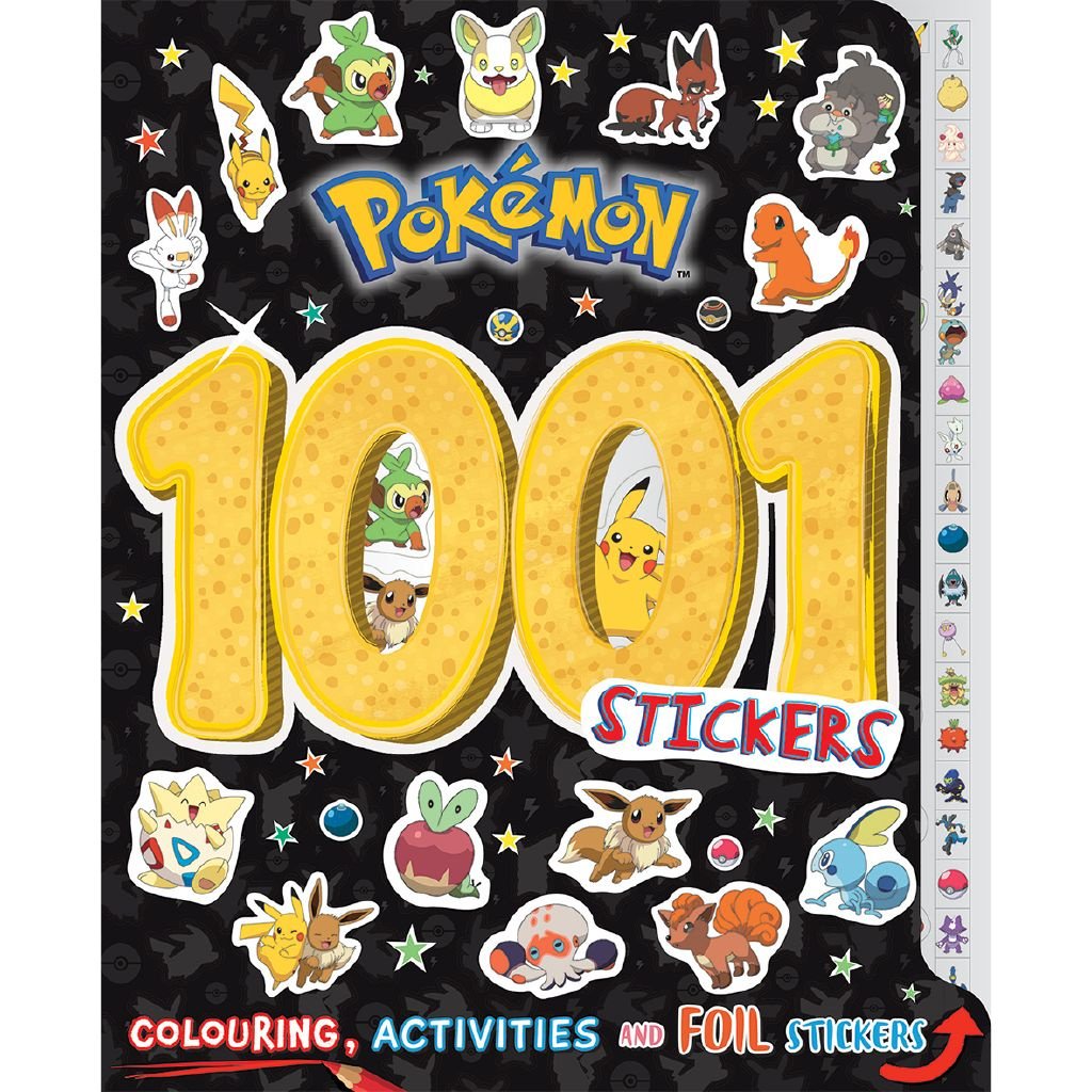 Pokémon: 1001 Stickers – GoGoKids Toy & Book Shop New Zealand – Buy ...