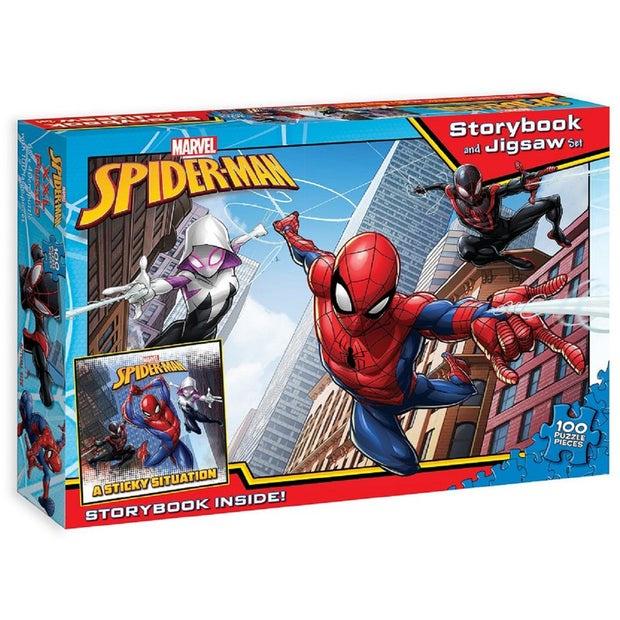 SPIDER-MAN: STORYBOOK AND JIGSAW SET (MARVEL) – GoGoKids Toy Shop – Buy ...