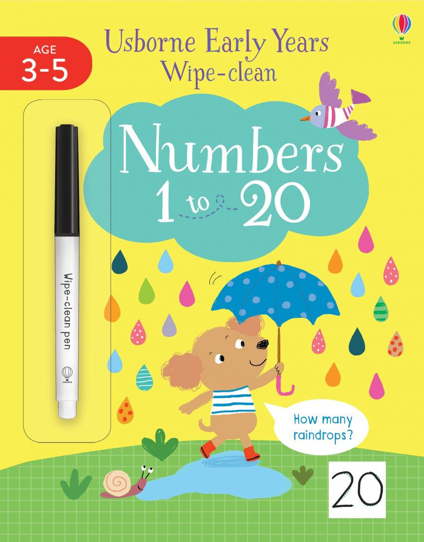 Early Years Wipe-Clean Numbers 1 to 20 – GoGoKids Toy Shop – Buy Toys ...